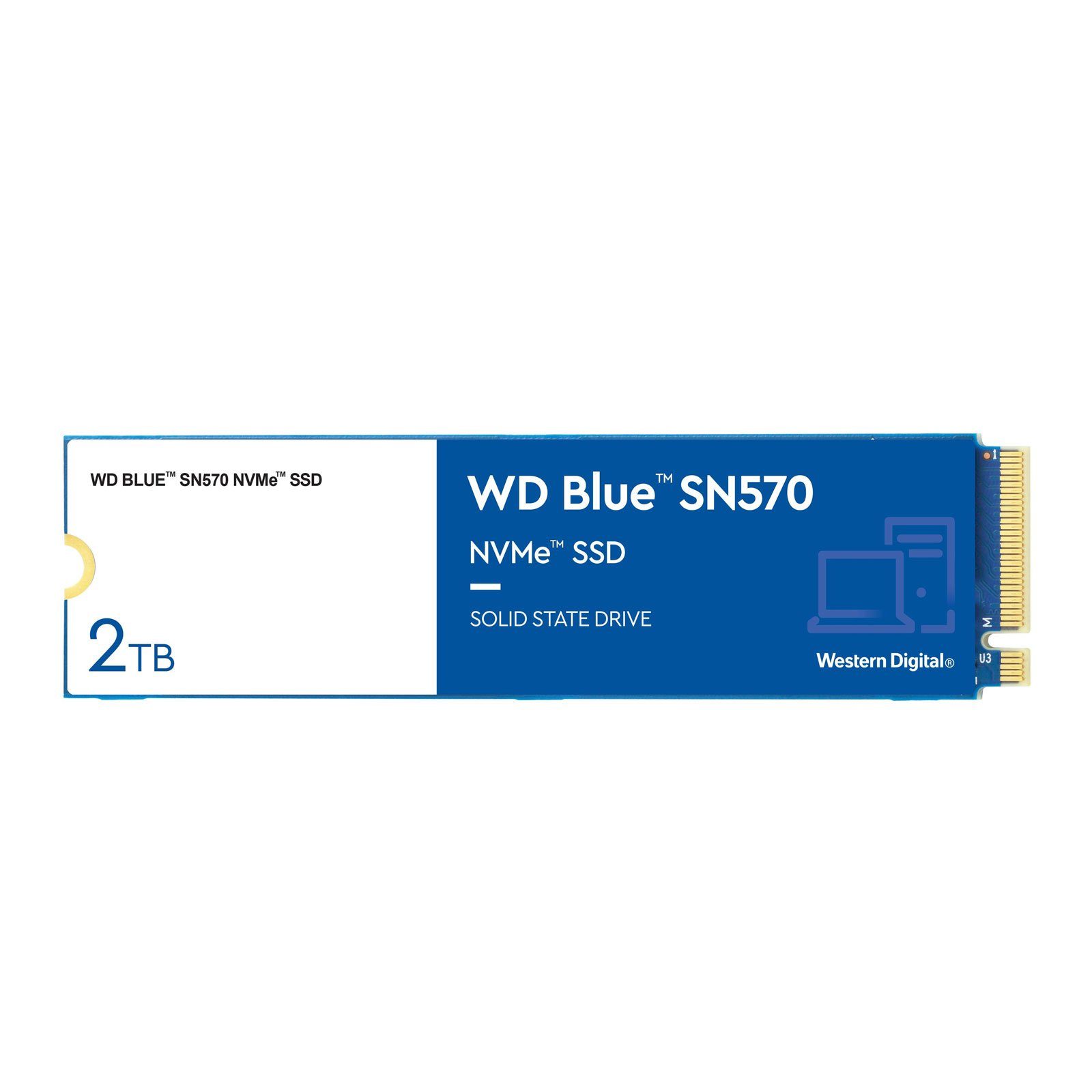 Western Digital Blue SN570 NVMe SSD SSD-Festplatte (2 TB), 2 TB, PCIe ...