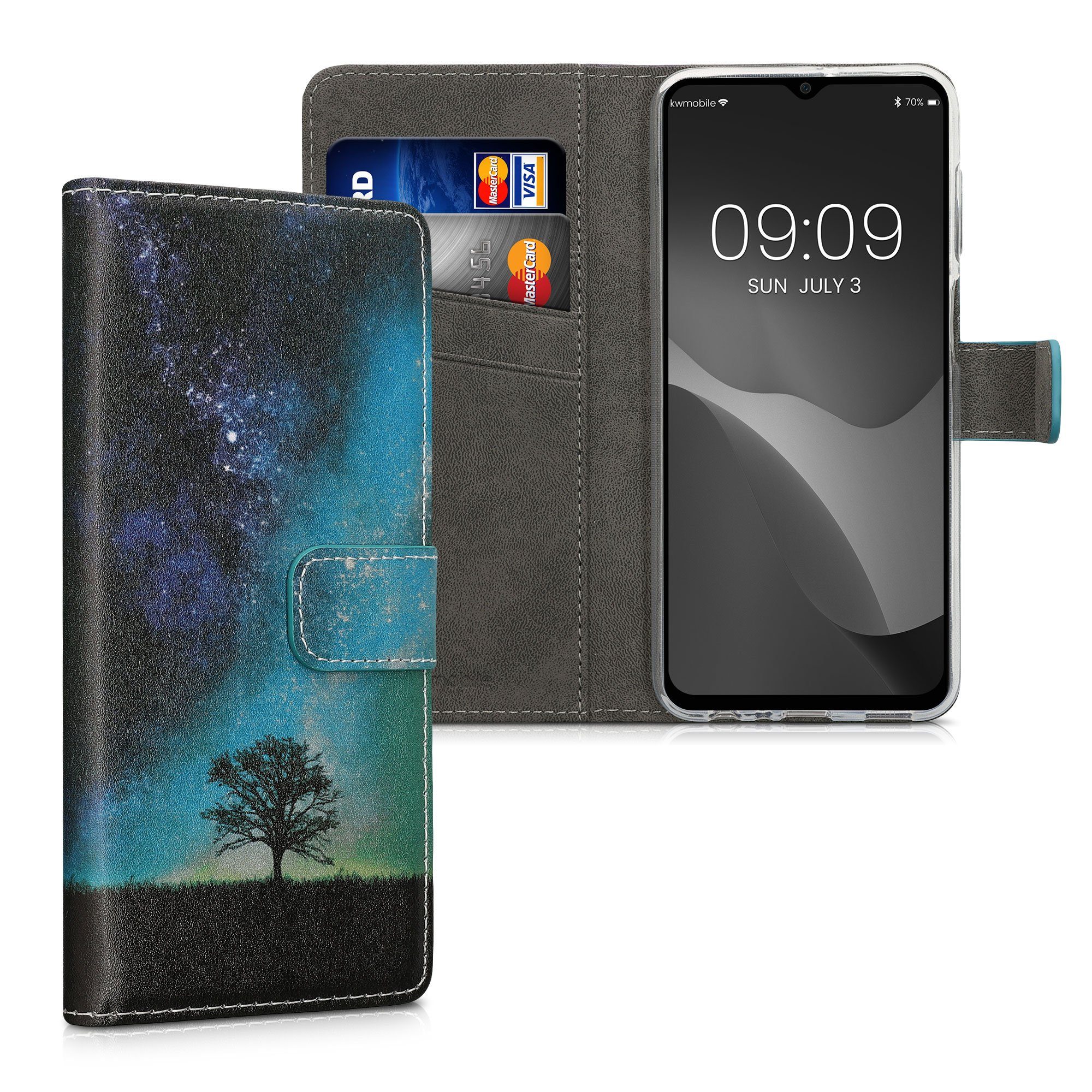 Kwmobile Handyhülle Wallet Case Für Samsung Galaxy M33 5g Hülle Mit