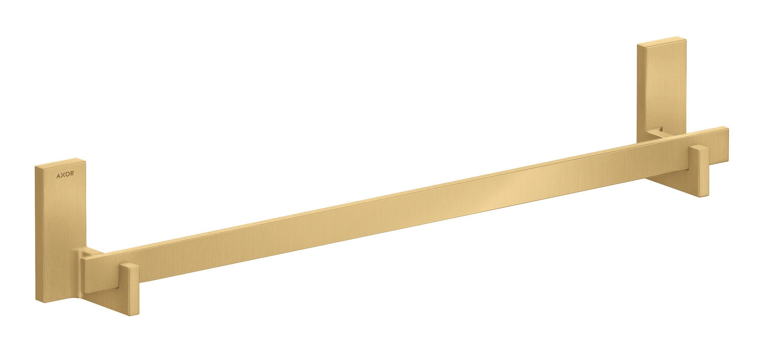 hansgrohe Handtuchhalter Axor Universal Rectangular, Badetuchhalter 600 mm - Brushed Gold Optic