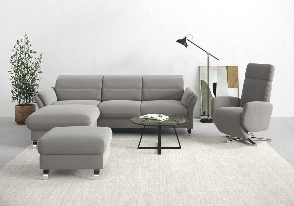 Sitandmore Ecksofa Grenoble L Form Mit Federkern Wahlweise Mit