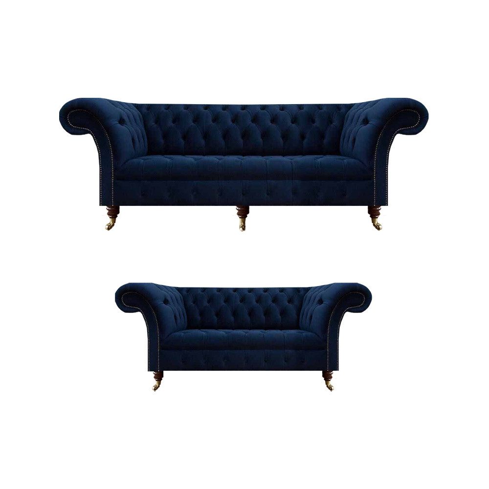 Jvmoebel Wohnzimmer Set Luxus Design Möbel Set Dreisitzer Sofa