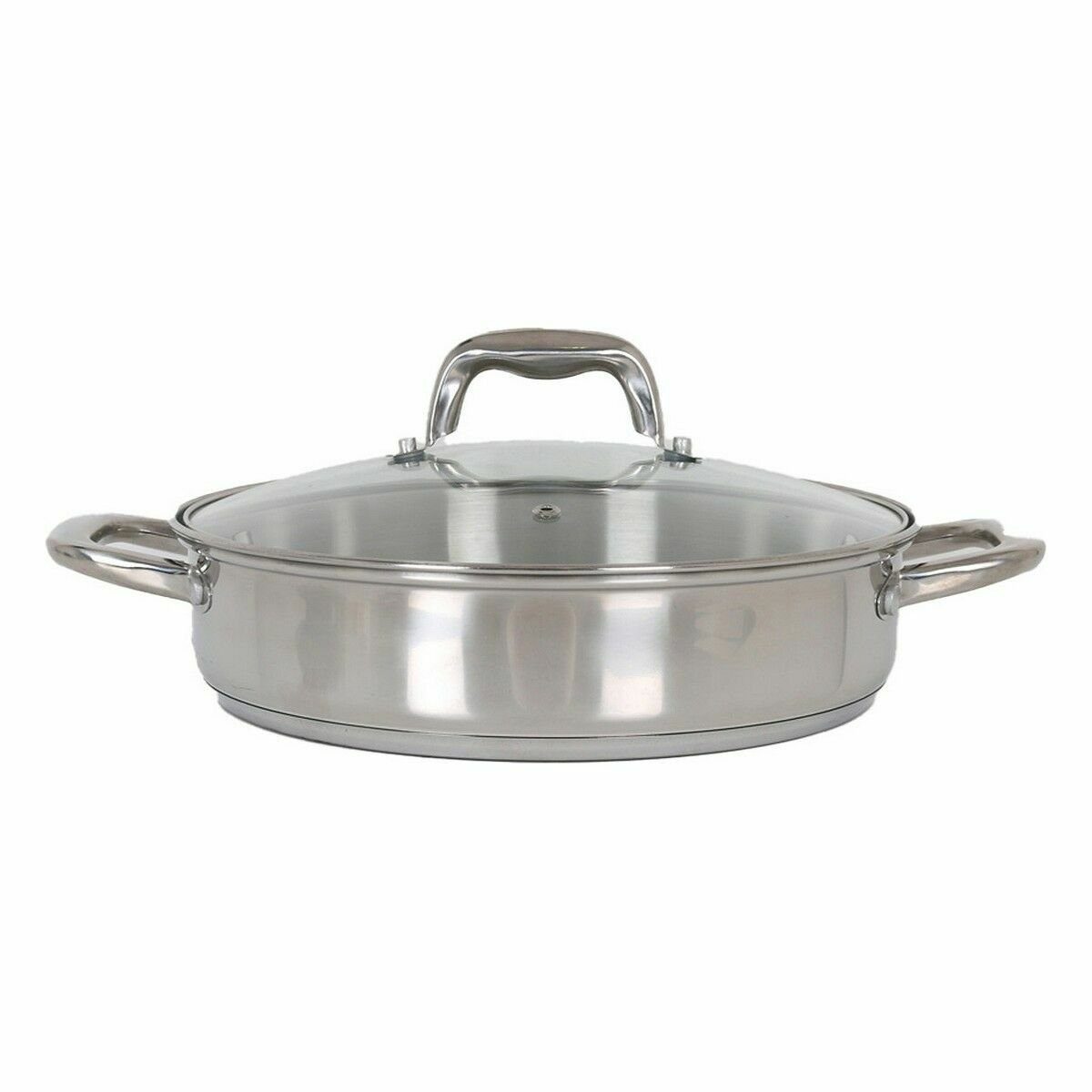 Quttin Kochtopf Kasserolle Mit Glasabdeckung Quttin 53 L Ø 30 X 75 Cm