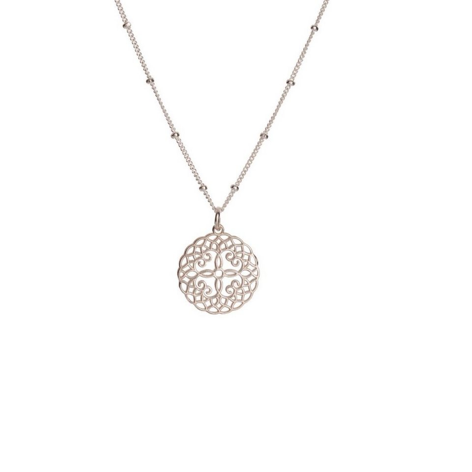 iz-el Silberkette »Kette Silber Mandala - Kette mit Kügelchen«, 925 ... iz-el Silberkette »Kette Silber Mandala - Kette mit Kügelchen«, 925 ...