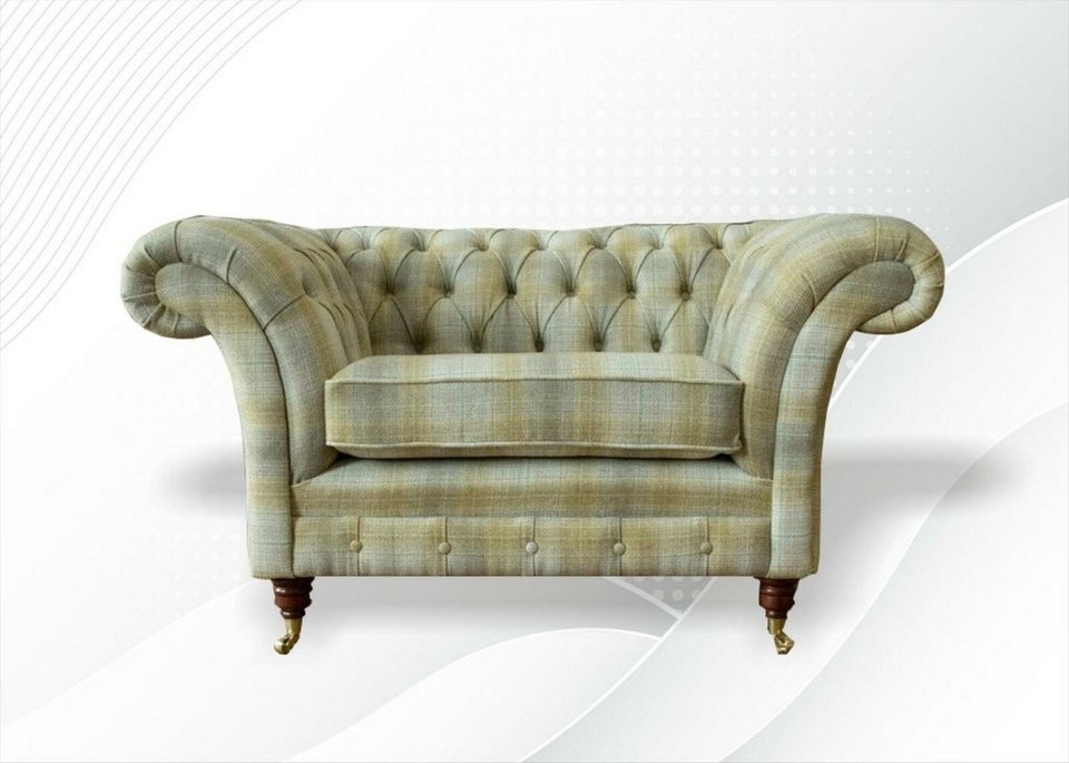 Jvmoebel Chesterfield Sessel Design Chesterfield Stoff Couch Sessel 1