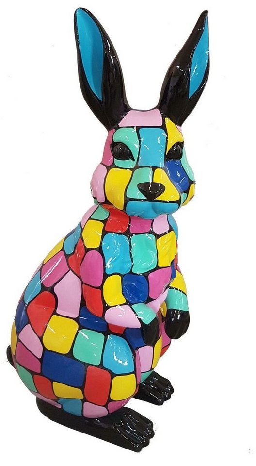 Jvmoebel Dekoobjekt Abstrakte Hase Deko Figur Statue Skulptur Figuren