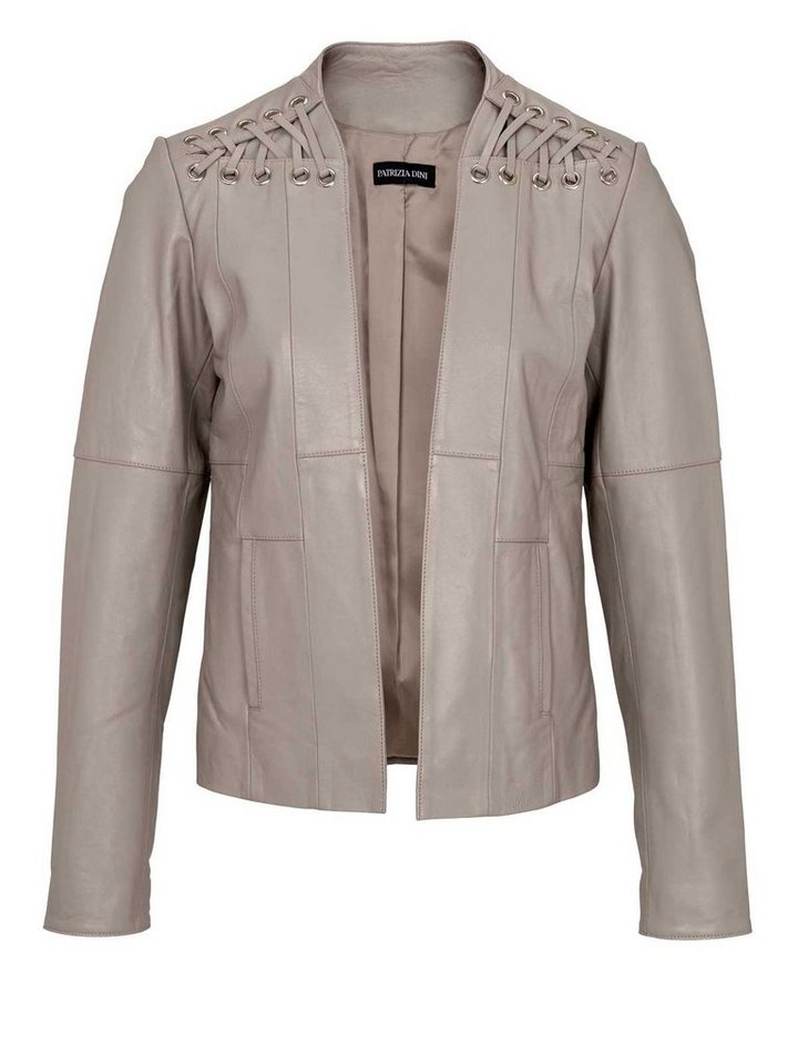 Heine Steppjacke Patrizia Dini Damen Designer Lammnappalederjacke