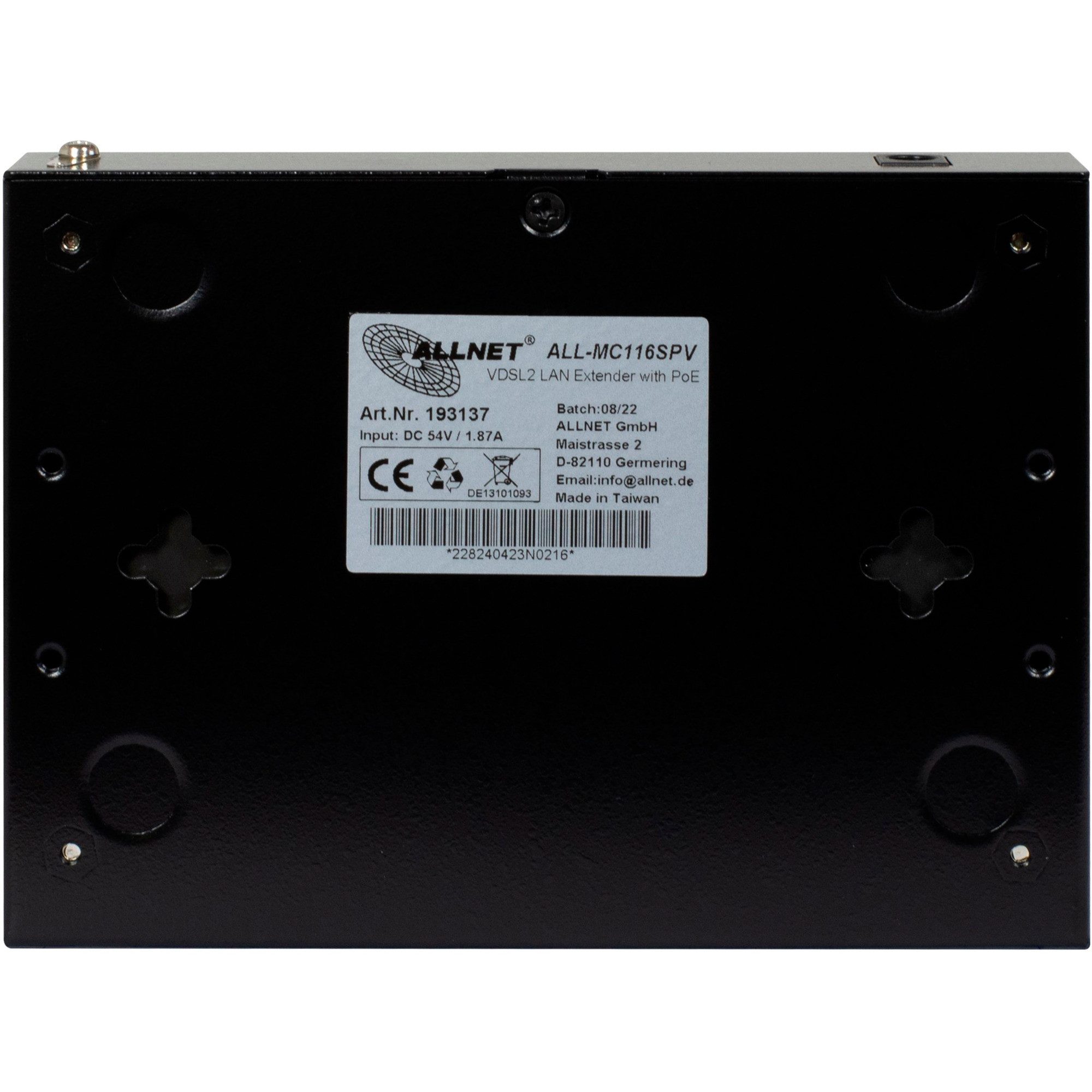 Allnet ALLNET ISP Bridge Modem VDSL2 mit Mobiler Router, Bauform ...