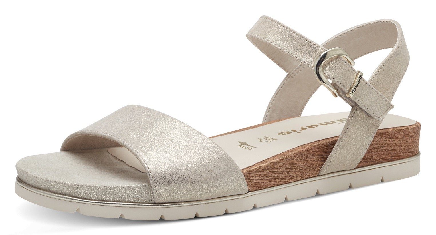 Tamaris Sandalette Keilabsatz Sommerschuh Riemchensandale Mit