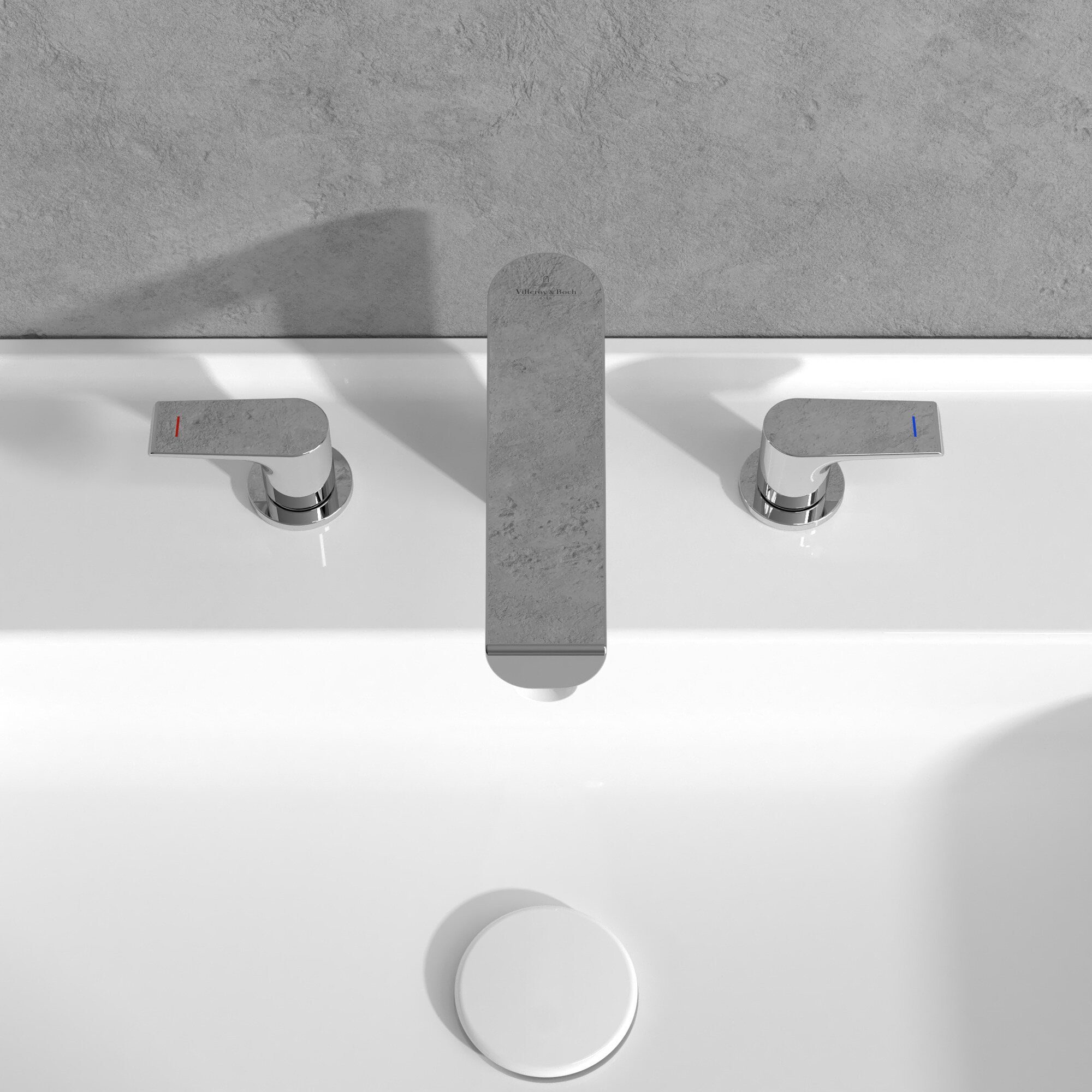 Villeroy & Boch Waschtischarmatur Liberty 101 Dreiloch, ohne ...