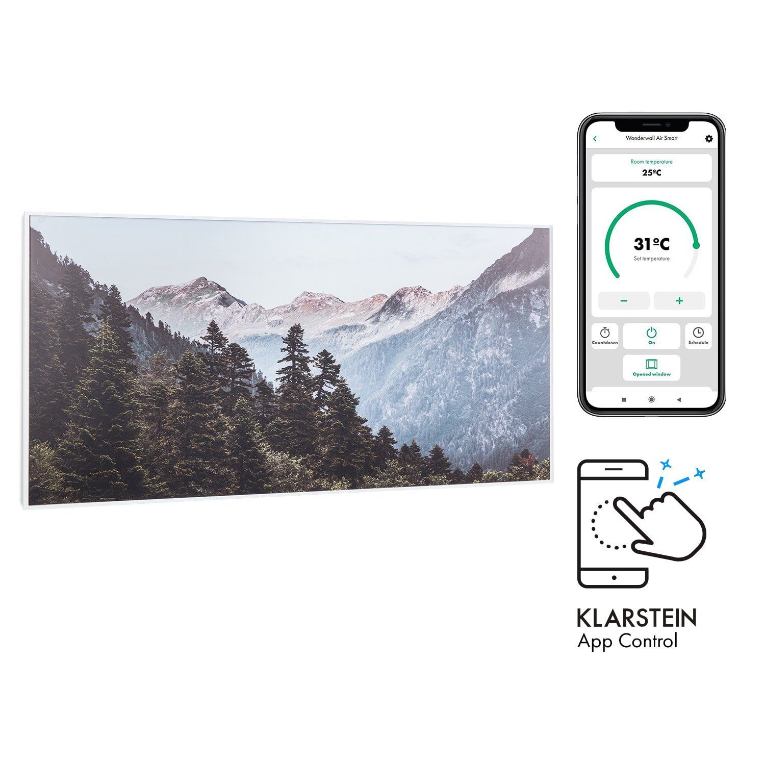 Klarstein Heizkörper Wonderwall Air Art Smart Elektrische
