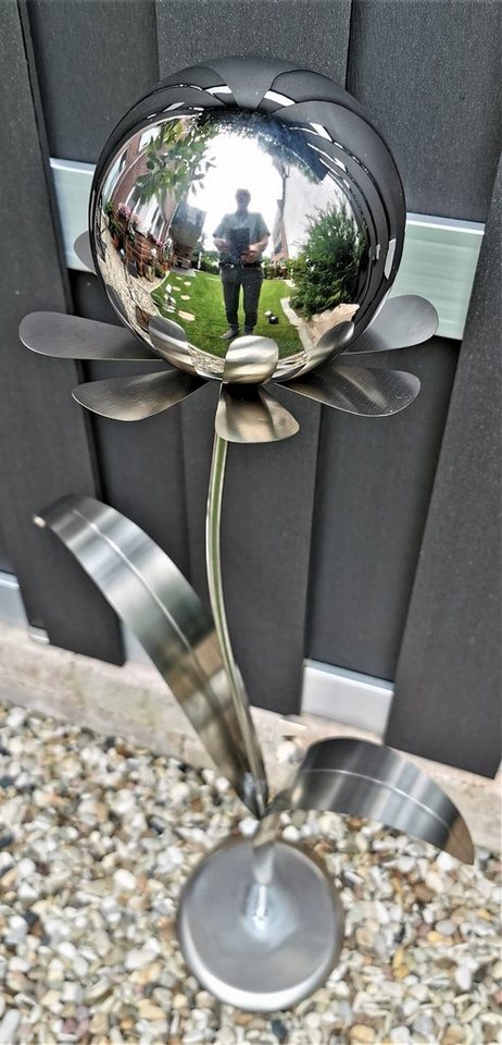 Jürgen Bocker Gartenambiente Gartenstecker Blume Rotterdam Edelstahl