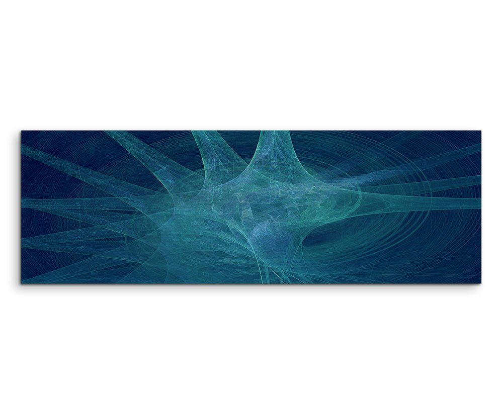 Sinus Art Leinwandbild Abstraktes Panoramabild 1121 150x50cm