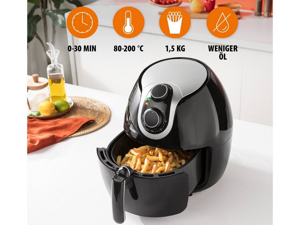 Tristar Heißluftfritteuse 1800 W Große Umluft Xxl Heißluftfritteuse