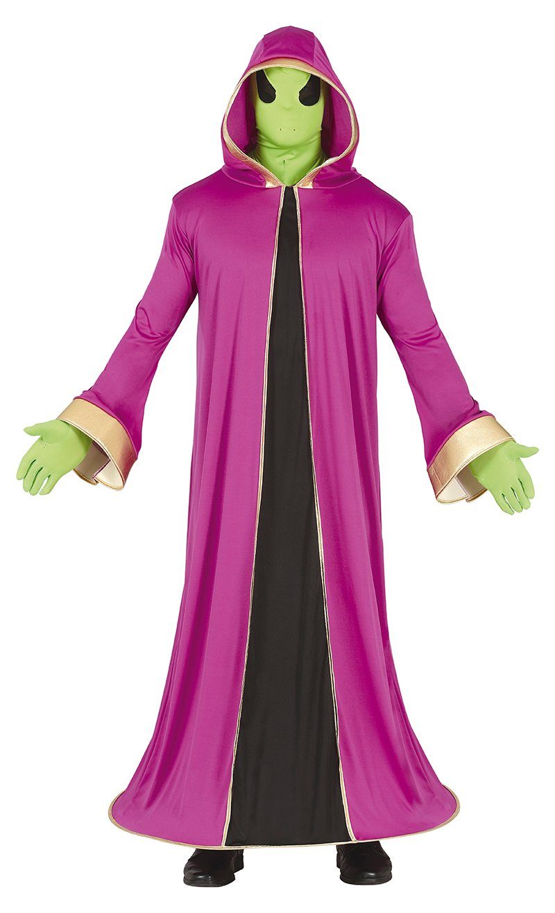 Fiestas Guirca Kostüm Alien Herren Outfit Mit Maske Und Tunika