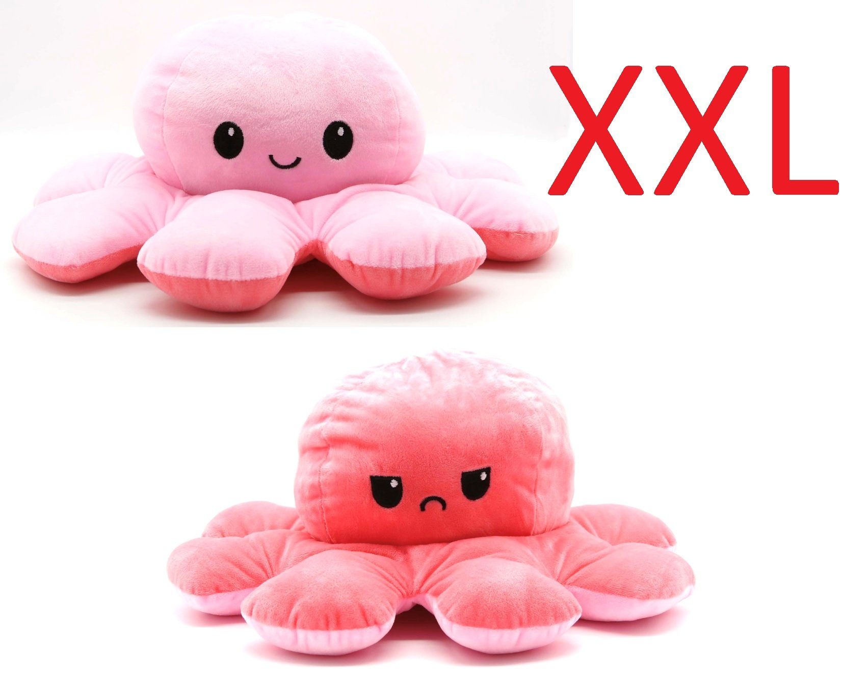 Soma Fidget Gadget Xxl Reversible Wende Plüschtier Octopus 40cm Flip