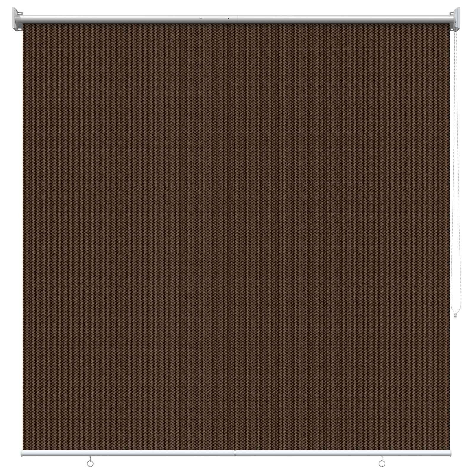 Rollo Außenrollo 90% UV-Block Taupe 120 x 230 cm HDPE, vidaXL