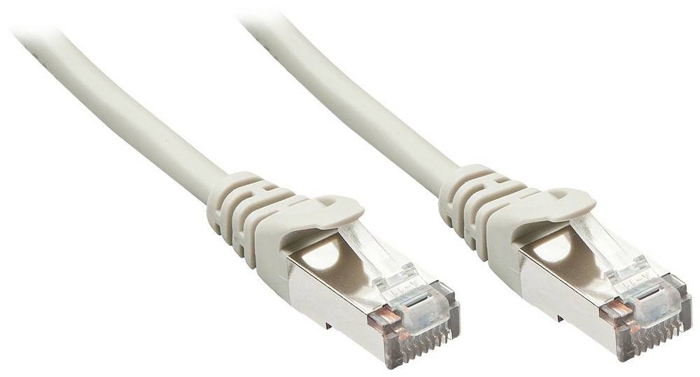 Lindy LINDY 48350 RJ45 Netzwerkkabel, Patchkabel CAT 5e F/UTP 30.00 m Grau LAN-Kabel, (30 cm)