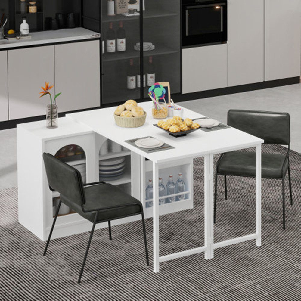 Xdeer Bartisch Bartisch Ausziehbar 360° Drehbare Bartisch Mit Stauraum