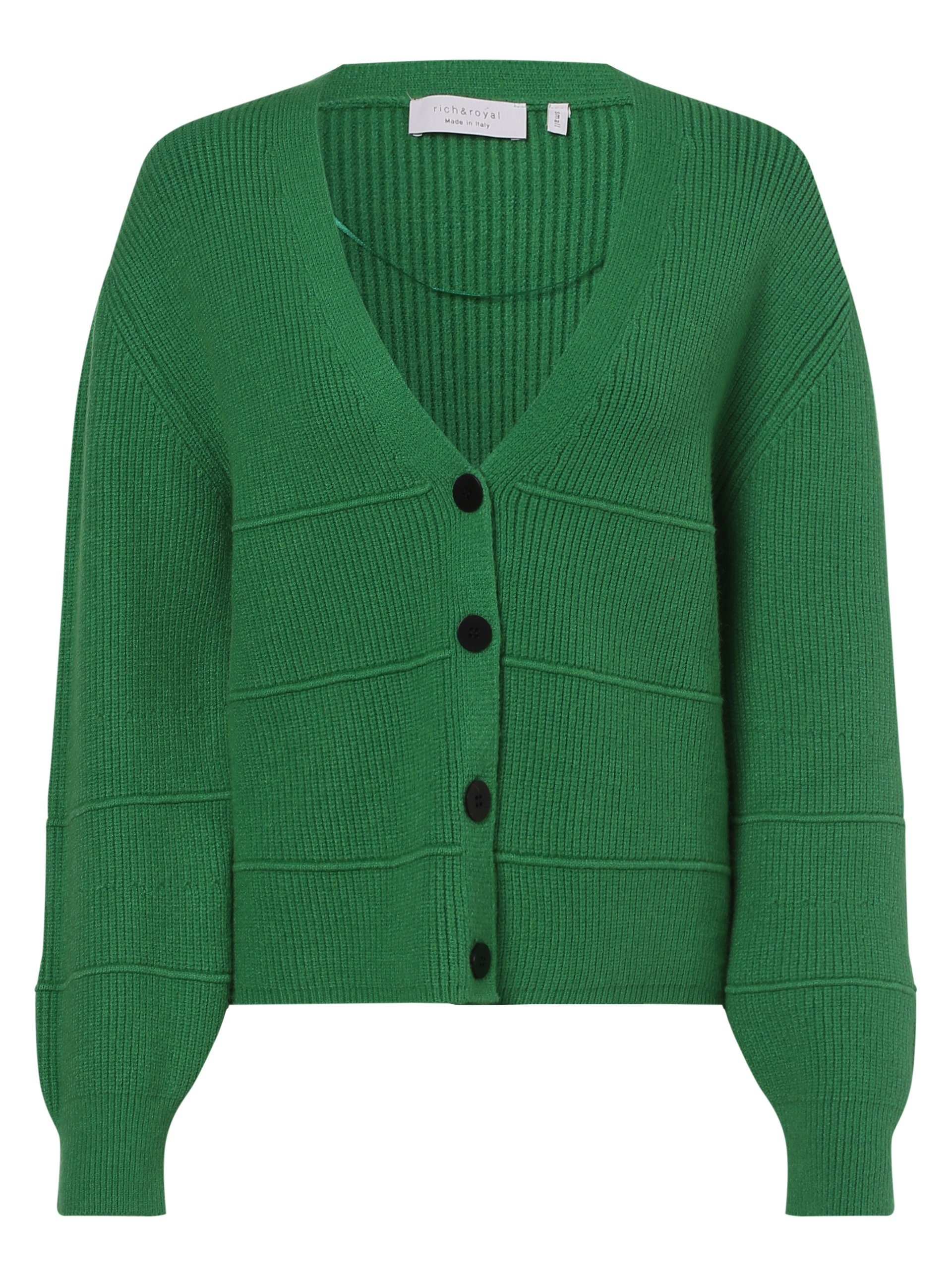 Rich And Royal Strickjacke Rippstrick