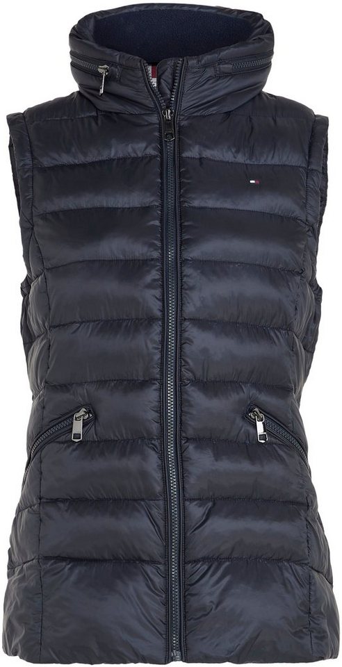Tommy Hilfiger Steppweste Mw Padded Global Stripe Vest Mit Versteckter