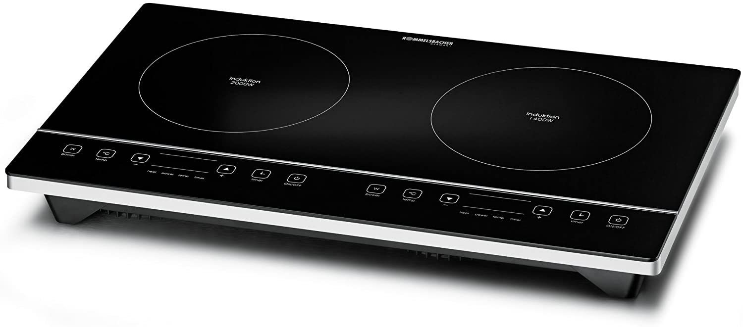 Rommelsbacher Doppelkochplatte Komfortable Bedienung Led Display