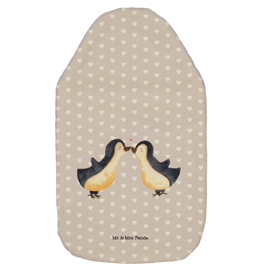 Mr And Mrs Panda Wärmflasche Pinguin Liebe Grau Pastell Geschenk
