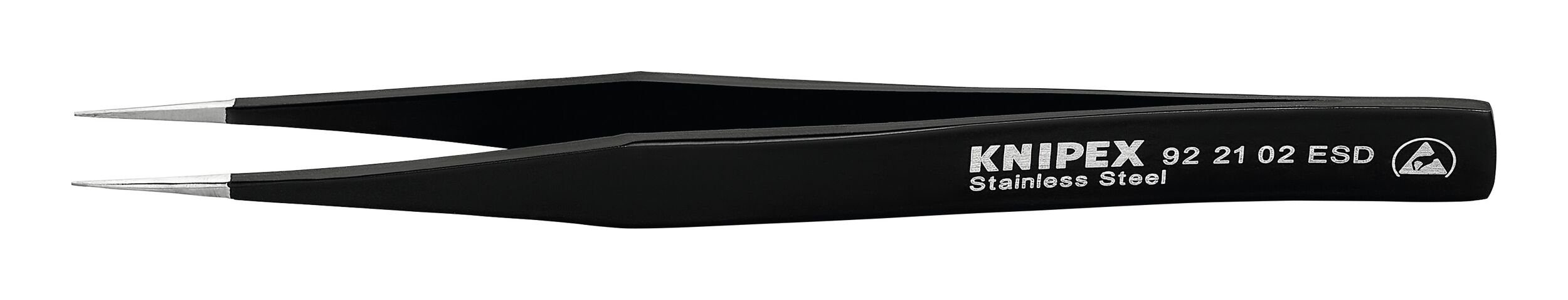 Knipex Pinzette, Universalpinzette ESD Edelstahl 92 21 02 ESD