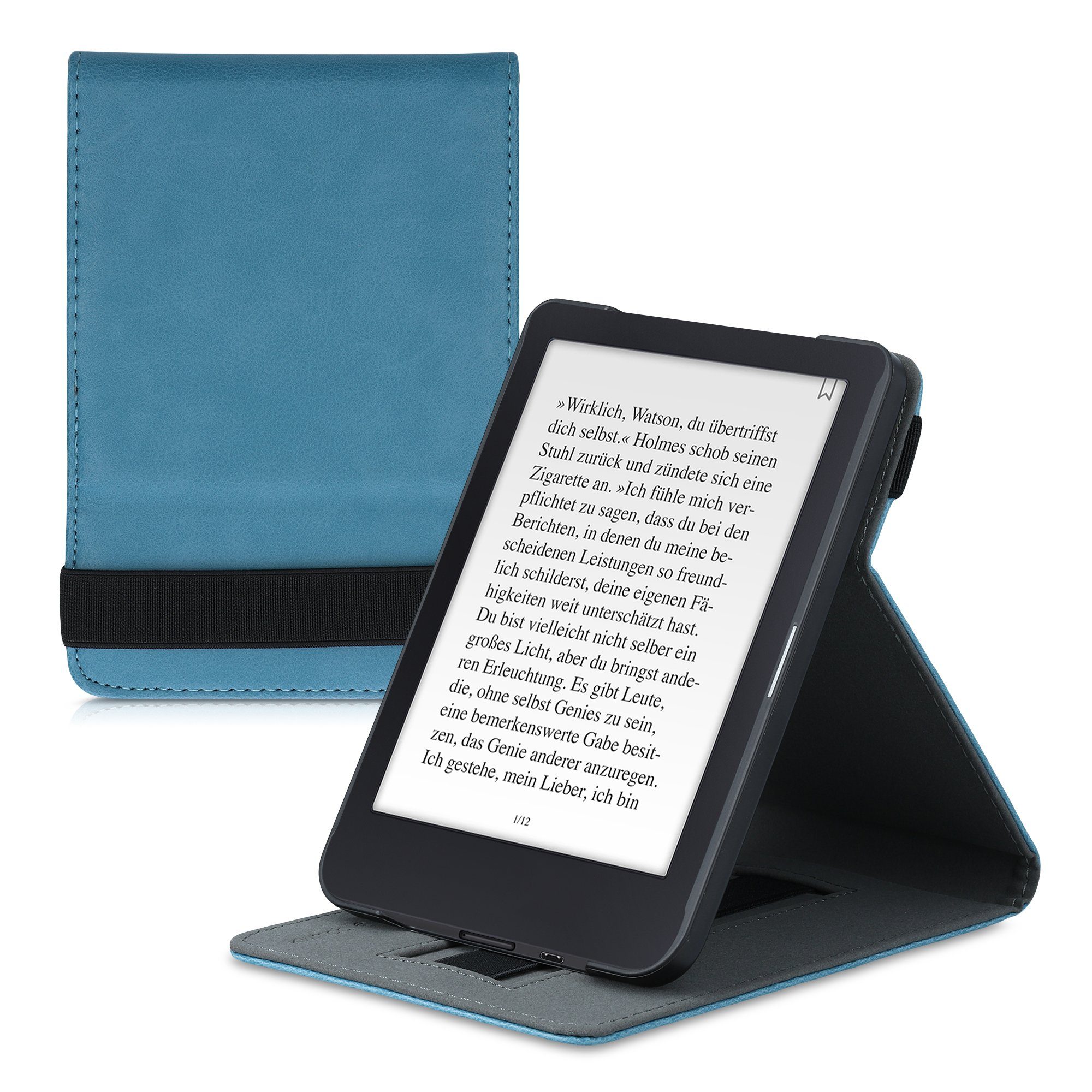 Kwmobile E Reader Hülle Hülle Für Tolino Shine 3 Schlaufe Ständer E