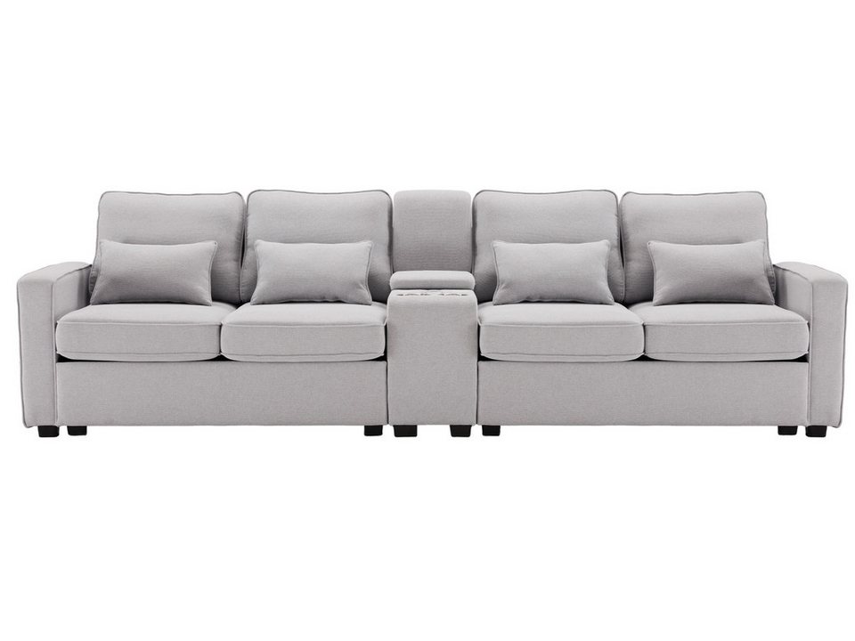 Seedwave Big Sofa 4 Sitzer Sofa Mit Konsole Big Sofa Breite 260 Cm