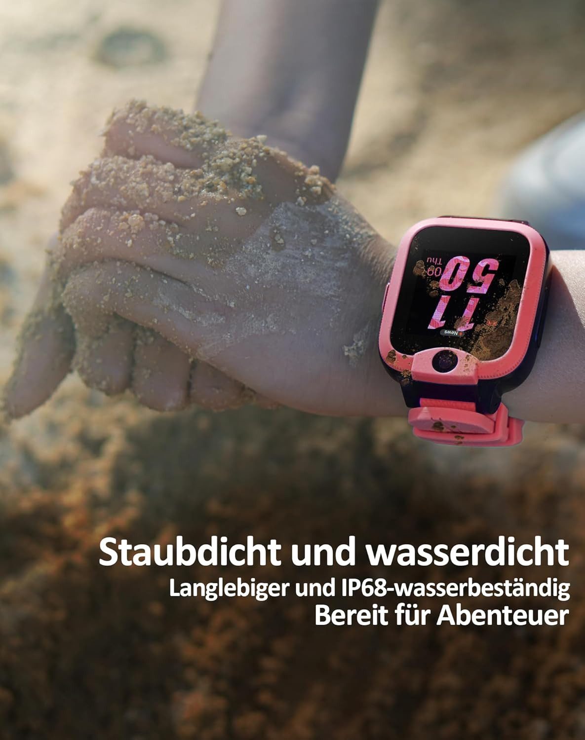 Easyfone KW2 Smartwatch (3,6 cm, sim), Kinder Smartwatch mit GPS 4G ...