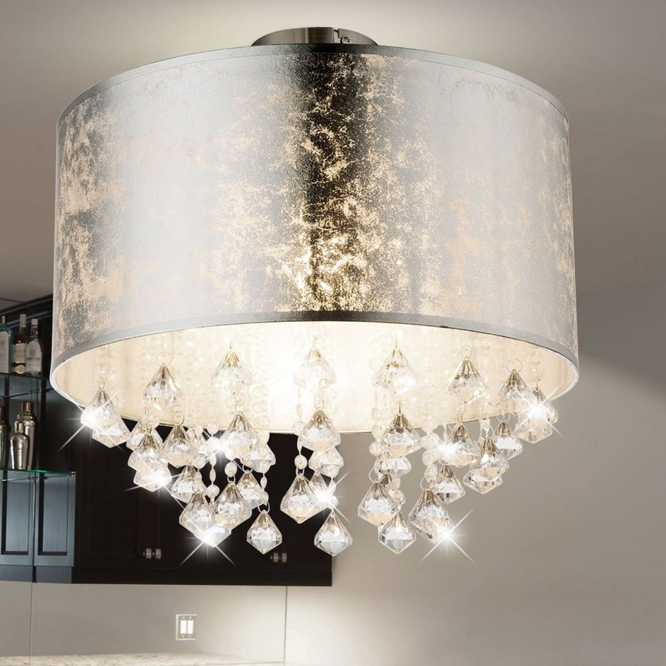Etc Shop Deckenleuchte Decken Leuchte Beleuchtung Lampe Stoff