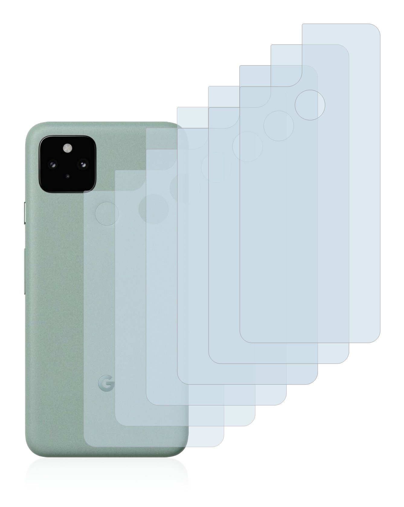 Savvies Schutzfolie für Google Pixel 5 (Rückseite), Displayschutzfolie ...