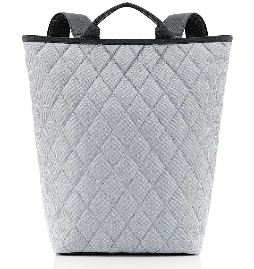 REISENTHEL® Rucksack shopper-backpack Rhombus Light Grey