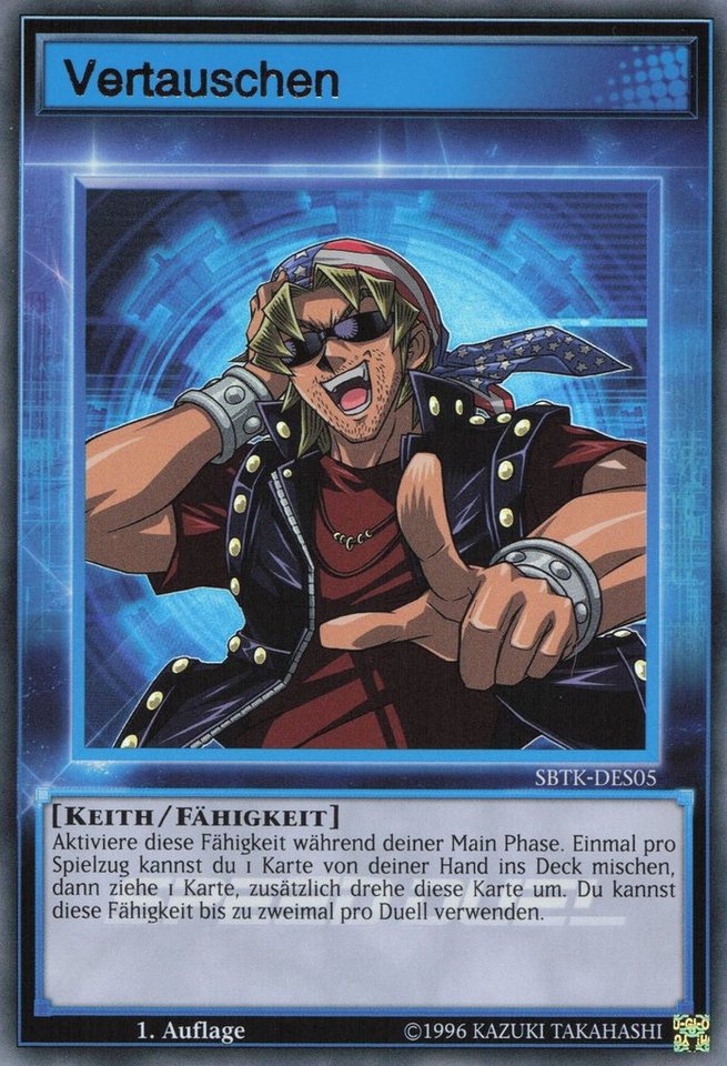 Recollectibles Sammelkarte Yugioh Karte Vertauschen Skill Deutsch Yu