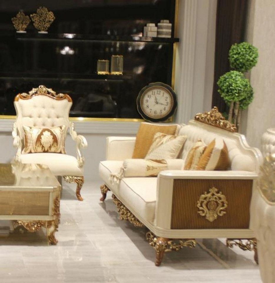 Jvmoebel Wohnzimmer Set Exquisite Wohnzimmer Sofagarnitur Sofa 2x
