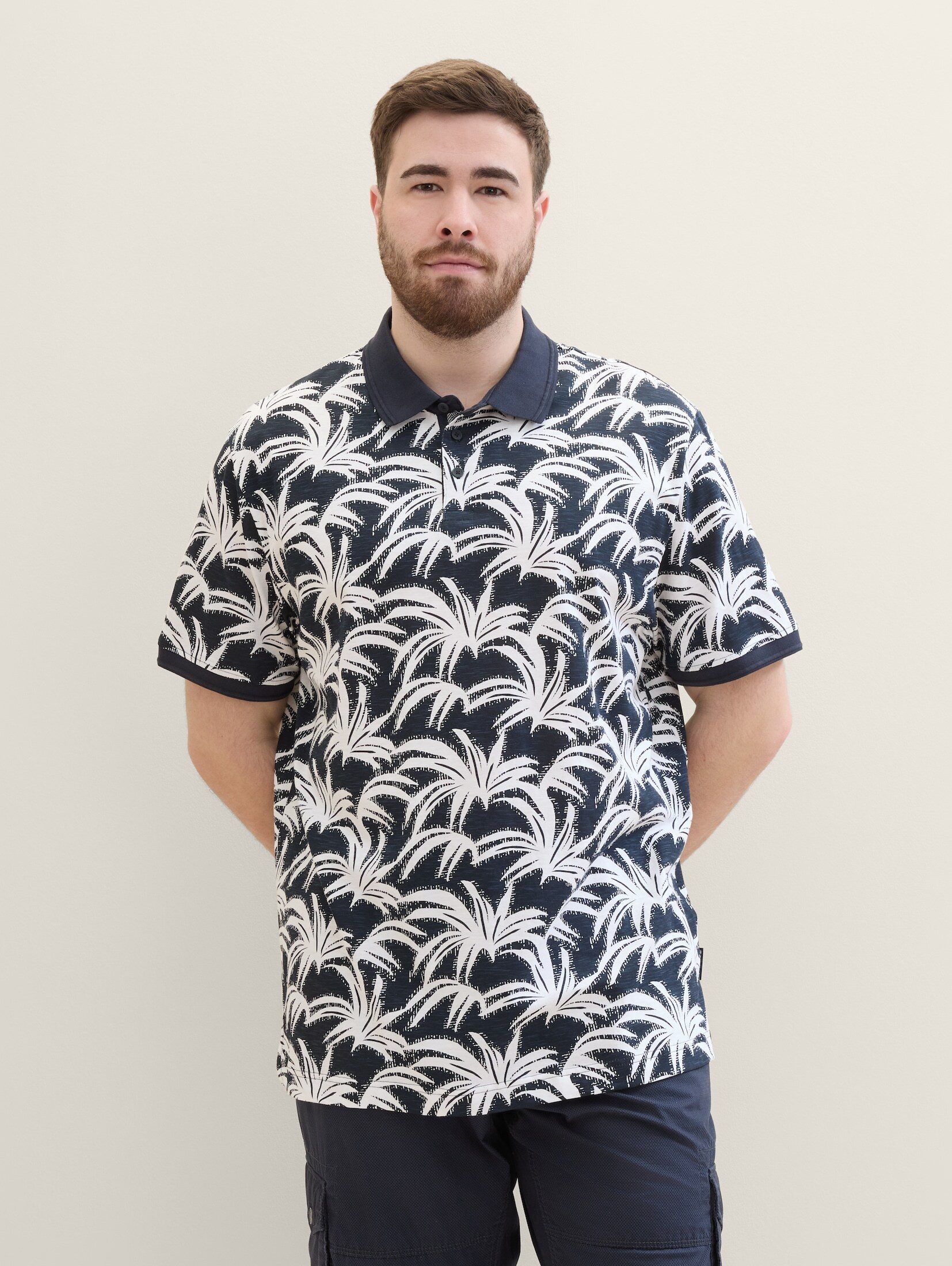 Tom Tailor Plus Poloshirt Plus Size Poloshirt Mit Allover Print