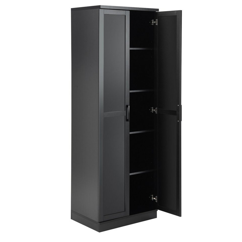 Costway Küchenbuffet Küchenschrank Hoch Mit Türen And Regalen 59x43