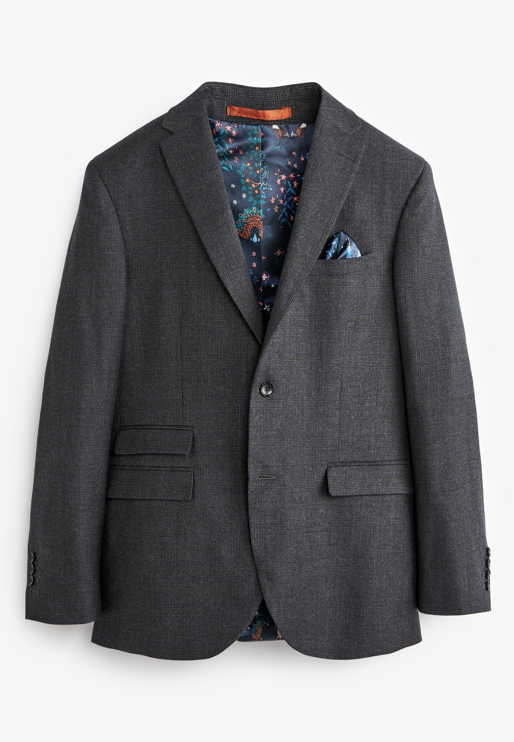Next Baukastensakko Karierte Tailored Fit Anzughose 1 Tlg