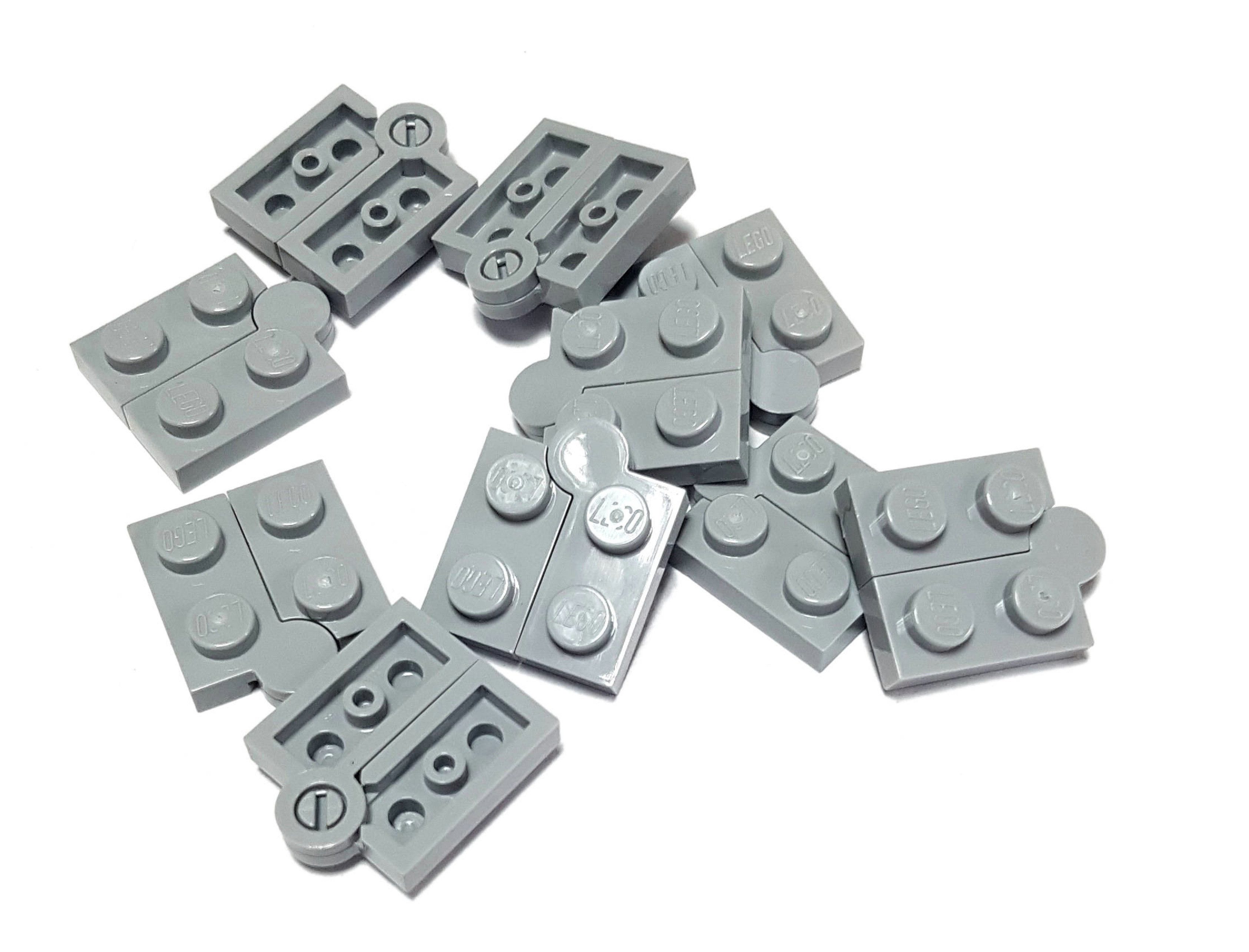 LEGO® Spielbausteine 10x LEGO Scharnier hellgrau (2429c01)
