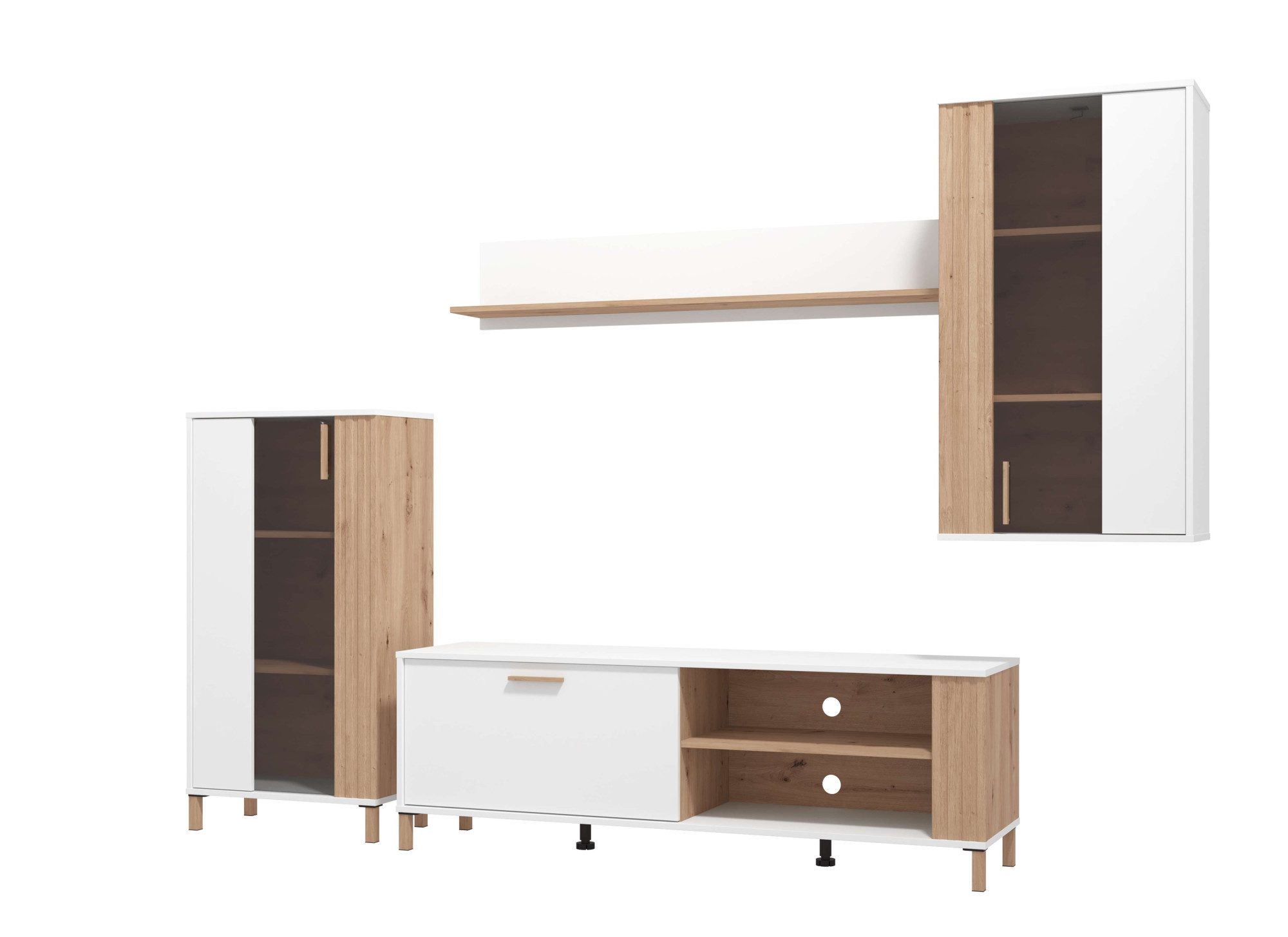 Inosign Wohnwand Bastia Wohnwand Mediawand Anbauwand Mit Mdf
