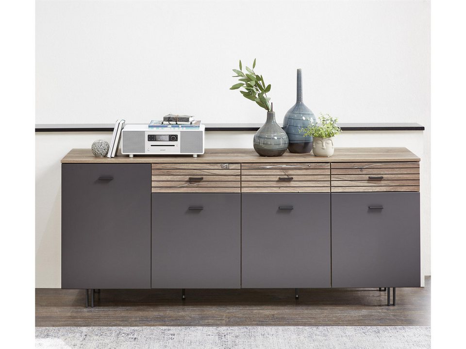 Möbelando Sideboard 192 X 83 X 44 Cm Bht Korpus Aus Spanplatte In