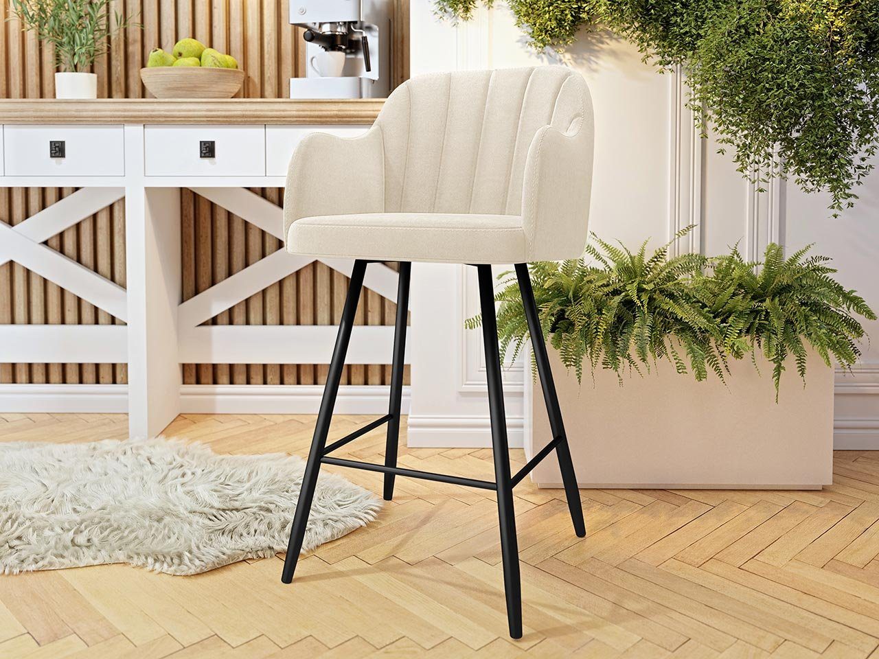 Beige Samt Barhocker online kaufen | OTTO