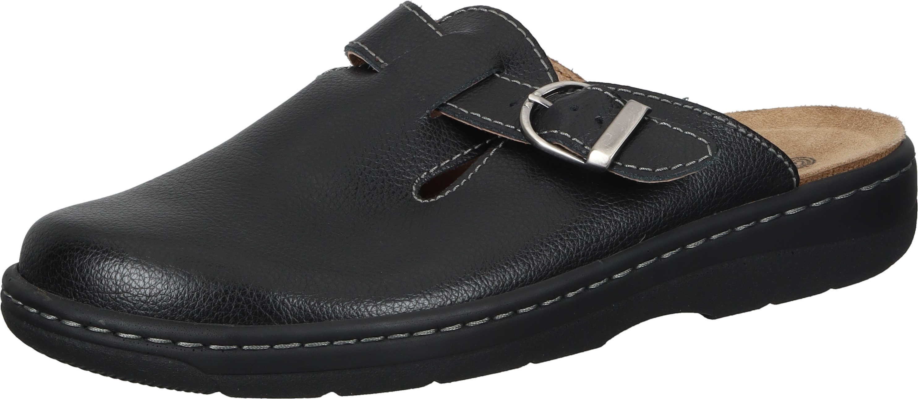 Dr. Brinkmann Clogs Clog aus echtem Leder, Lederdecksohle mit ...