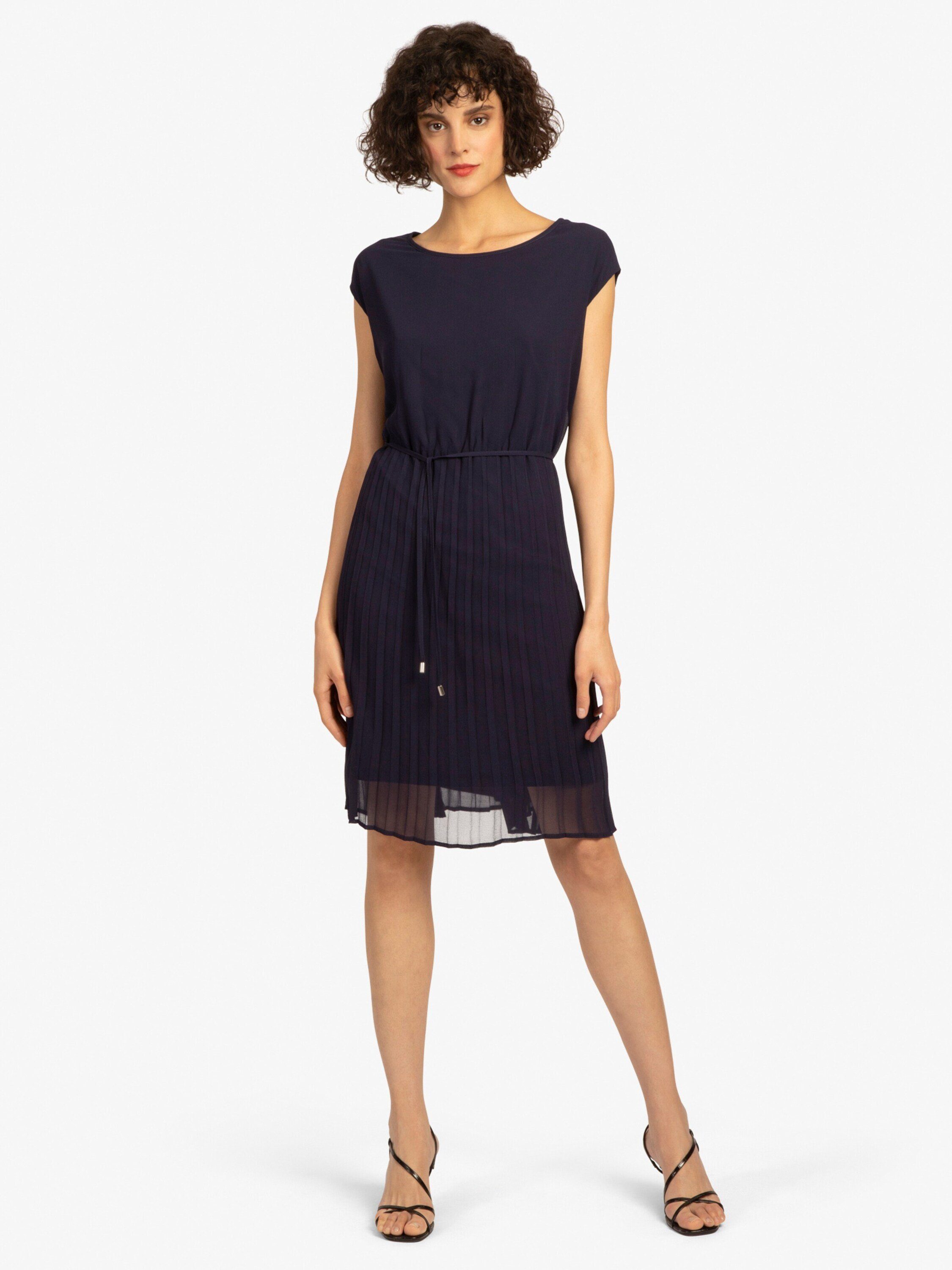Apart Midikleid 1 Tlg Falten Plissee Cut Outs