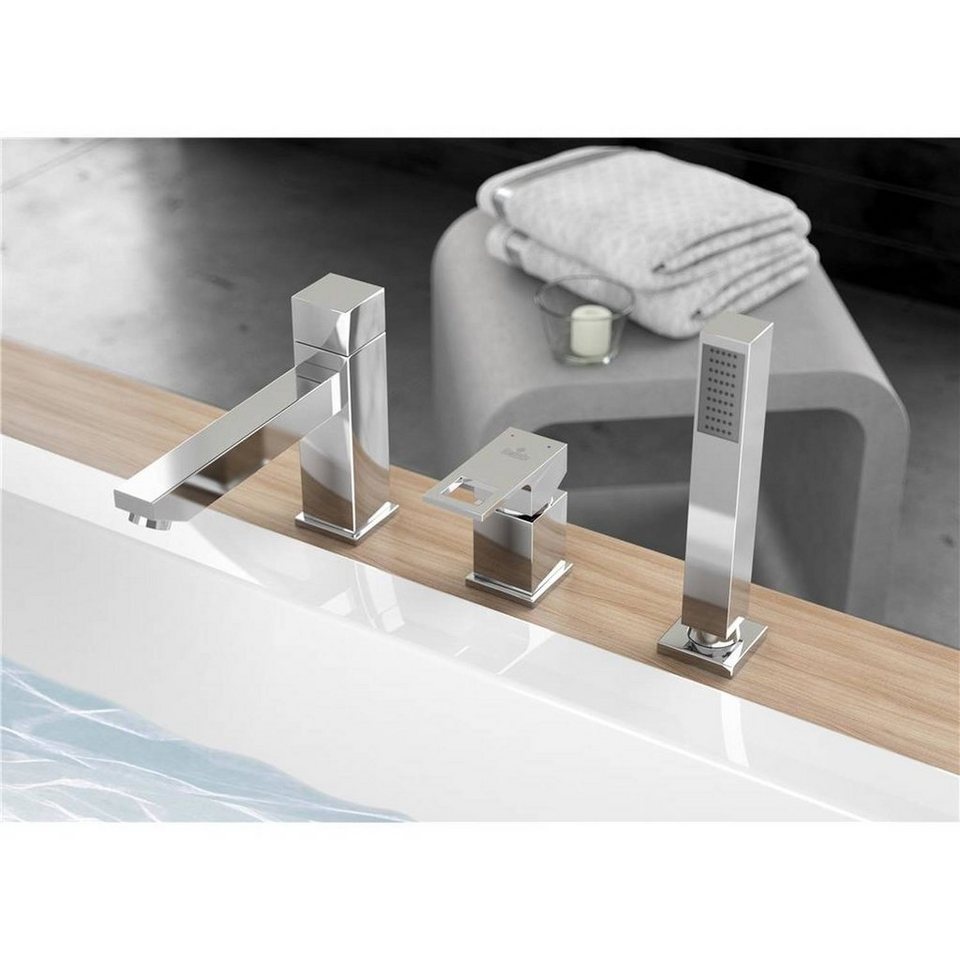 Deante Wannenarmatur Anemon 30 3 Loch Silber Verchromt Online Kaufen