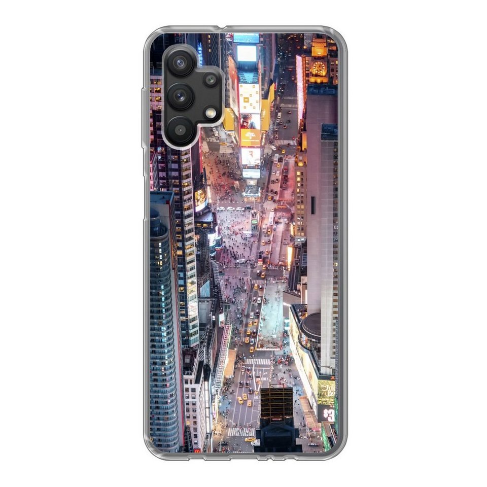 Muchowow Handyhülle Blick Von Oben Auf Den Times Square In New York