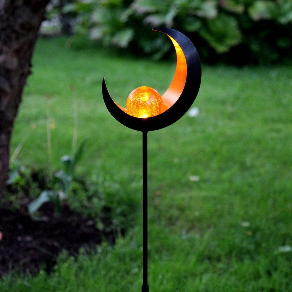 STAR TRADING LED Dekoobjekt »LED Gartenleuchte Solarstab Mond ... STAR TRADING LED Dekoobjekt »LED Gartenleuchte Solarstab Mond ...