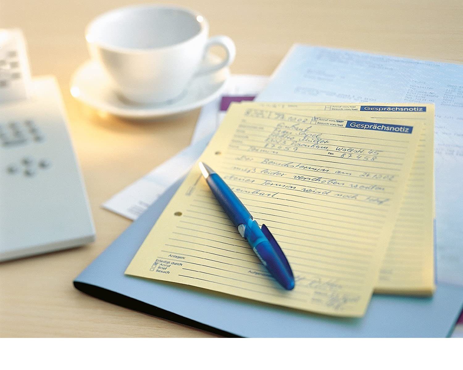 Avery Zweckform Formularblock 1018 50x Gesprächs-Notiz DIN A5 Block ...