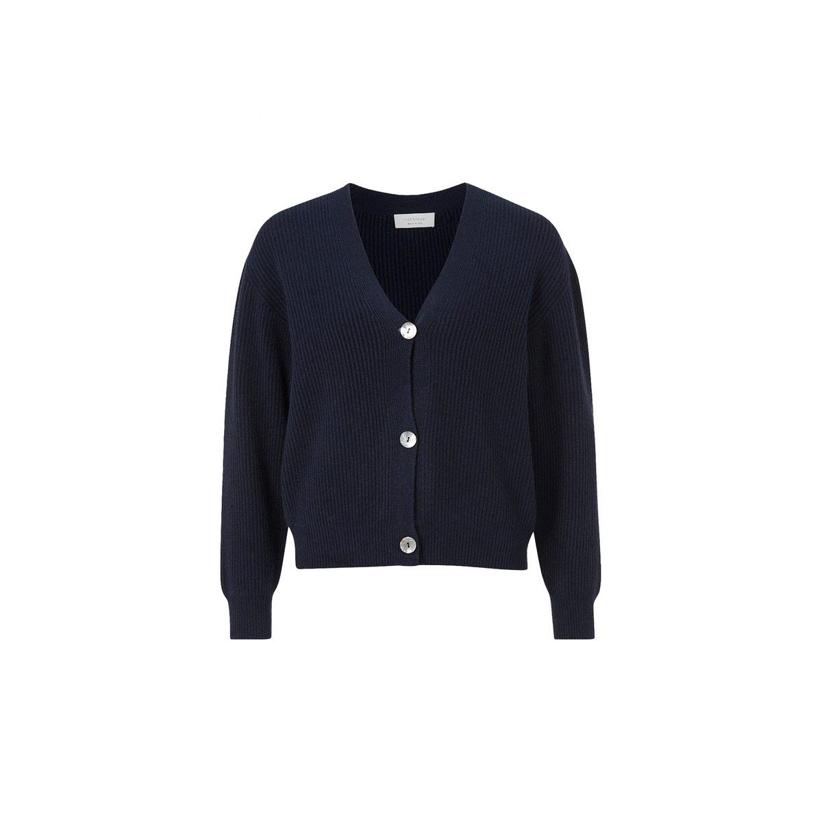 Rich And Royal Strickjacke Blau Regular Fit 1 Tlg