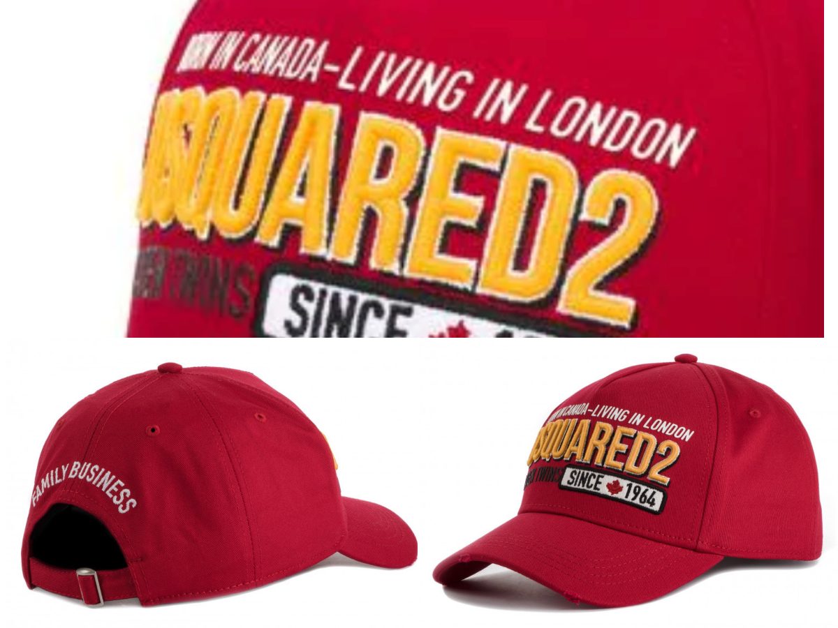Dsquared2 Baseball Cap DS-144-Rot-OneSize